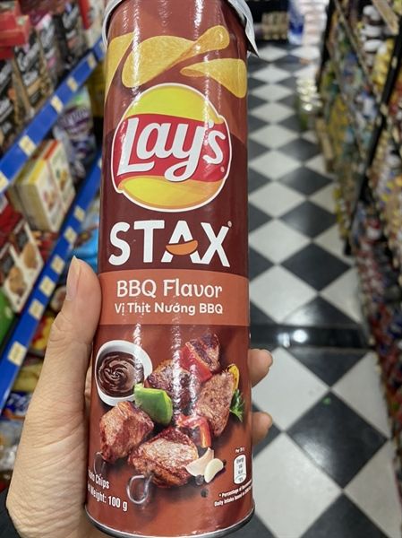 SN- BBQ Flavor Potato Chip Lay's Stax 100g T12 – MOONMILK - PREMIUM ...