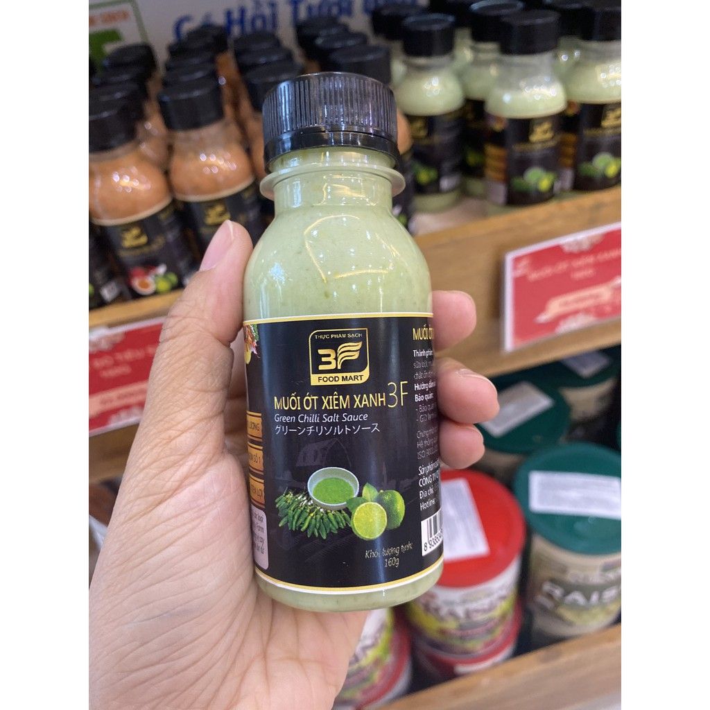 Muối ớt chanh 3F 160g - Green Chilli Salt Sauce - MOONMILK – MOONMILK ...