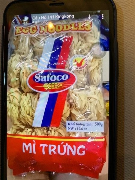 Mì Trứng Safoco - Egg Noodles Safaco 500g (Sợi lớn) – MOONMILK ...