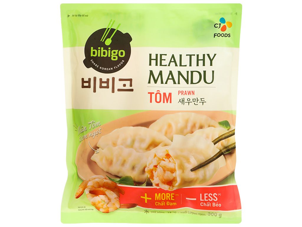 MD- Prawn Healthy Mandu Bibigo Cầu Tre 300g T3 – MOONMILK - PREMIUM ...