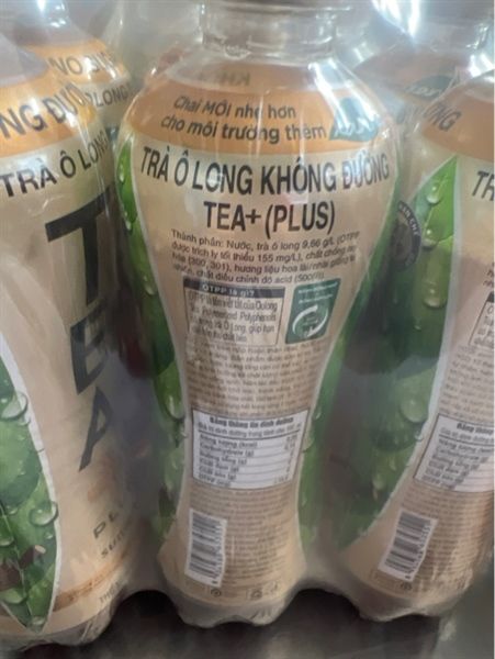 Trà Ôlong TEA+ Plus Không Đường - Non-sugar Olong TEA+ 450ml – MOONMILK ...