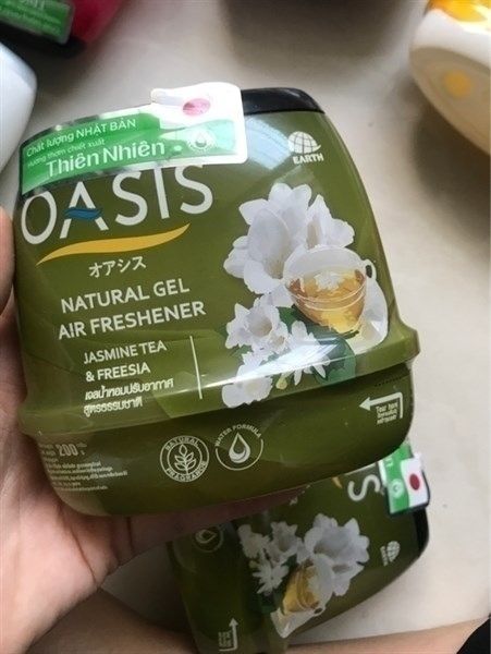Natural Gel Air Freshener Jasmine Tea & Freesia Oasis 200g-Moonmilk ...