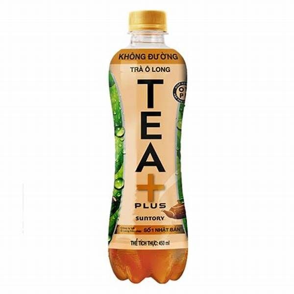 Trà Ôlong TEA+ Plus Không Đường - Non-sugar Olong TEA+ 450ml – MOONMILK ...