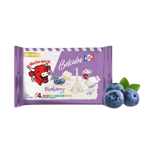 Blueberry Flavor Belcube La Vache Quirit 78g - MOONMILK – MOONMILK ...