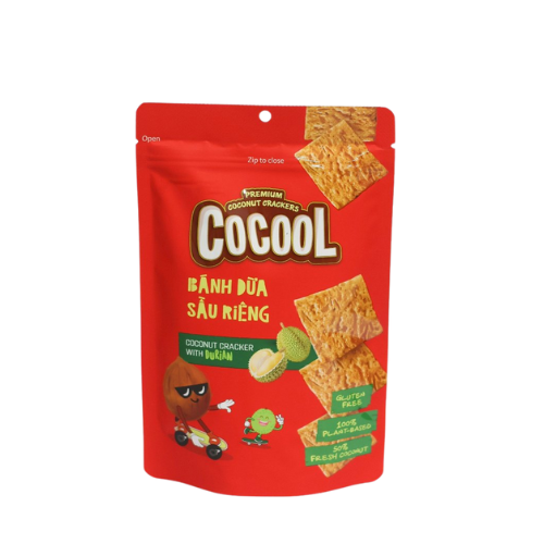 Coconut Cracker With Durian Cocool 80g - MOONMILK – MOONMILK - PREMIUM ...