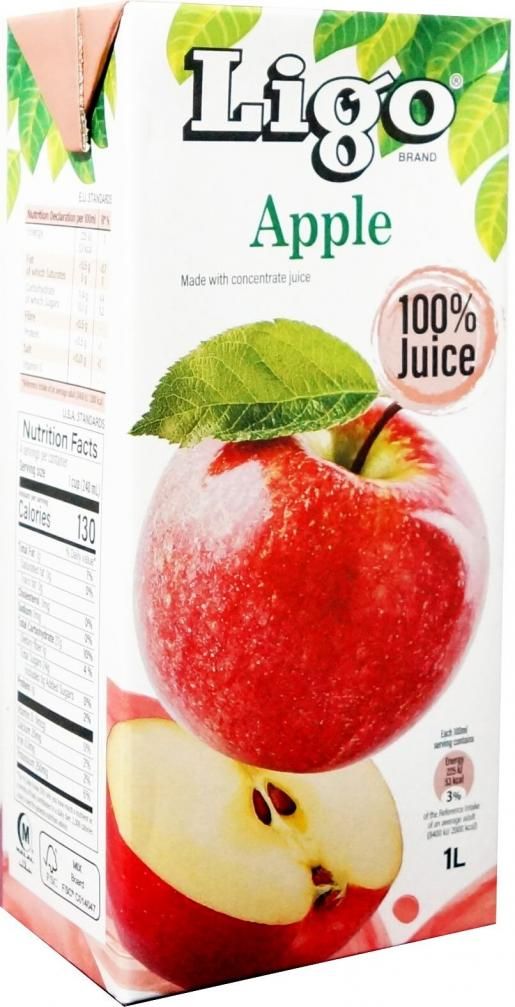 BW.J- Apple Juice Ligo 1L T6 – MOONMILK - PREMIUM IMPORTED FOOD MARKET