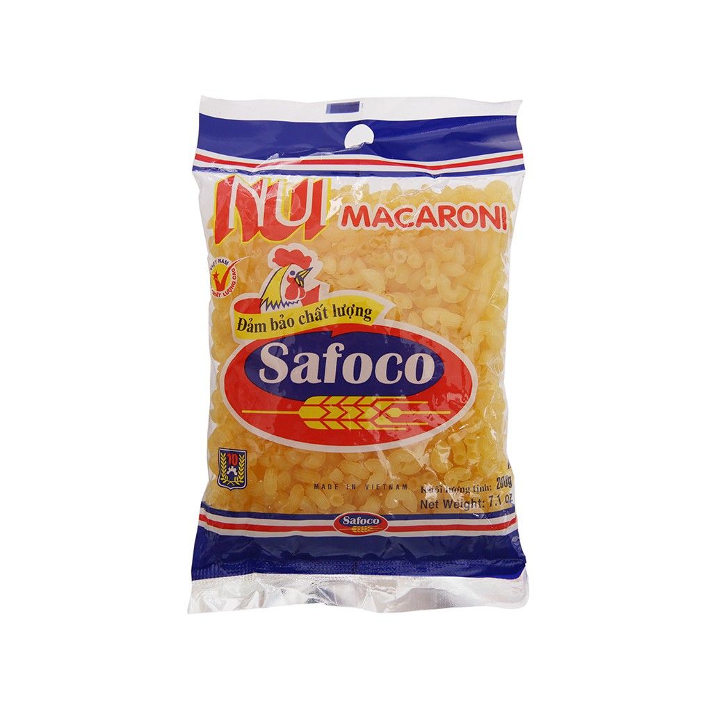 Nui Ống Safoco 200g - Macaroni Safoco 200g - Moonmilk – MOONMILK ...