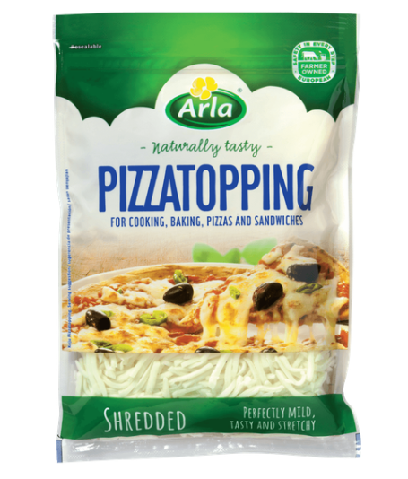 Shredded Cheese Pizzatopping Arla 175g - Moonmilk – MOONMILK - PREMIUM ...