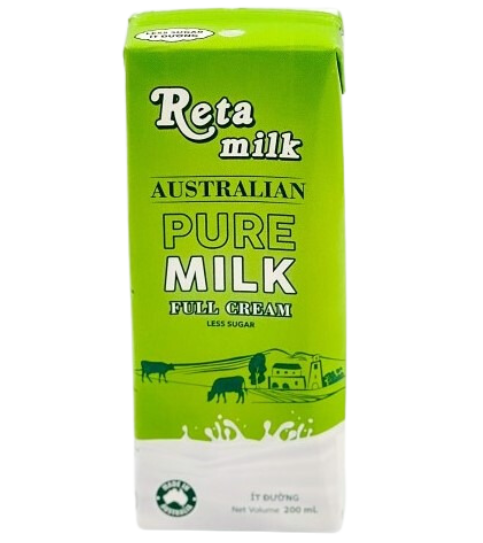 Less Sugar Pasteurized Milk Reta 200ml - Moonmilk – MOONMILK - PREMIUM ...
