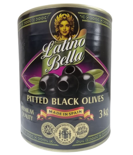 Pitted Black Olives Latino Bella 3kg - Moonmilk – MOONMILK - PREMIUM ...