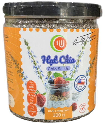 Hạt Chia Tili 300g - Chia Seeds Tili 300g - Moonmilk – MOONMILK ...