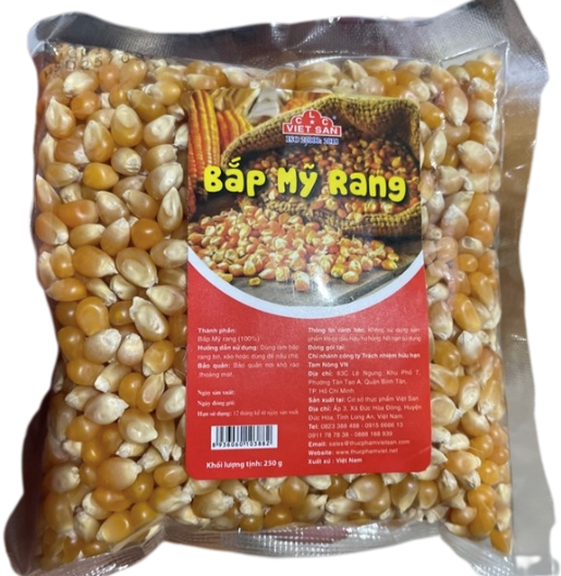 Hạt bắp Mỹ rang Viet San 250g - Dried Popcorn Viet San 250g-Moonmilk ...