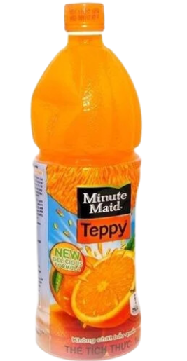 Nước Cam Có Tép Teppy Minute Maid-Orange Minute Maid Teppy 1L-Moonmilk ...