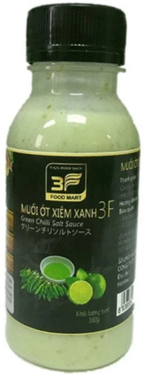 Muối ớt chanh 3F 160g - Green Chilli Salt Sauce - MOONMILK – MOONMILK ...