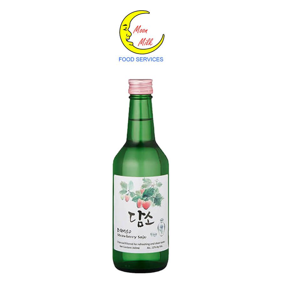 Rượu Soju Damso vị Dâu - Damso Strawberry Soju 360ml - Moonmilk ...