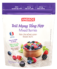 Quả Mọng Tổng Hợp Andros - Frozen Mixed Berries 300g - MOONMILK ...