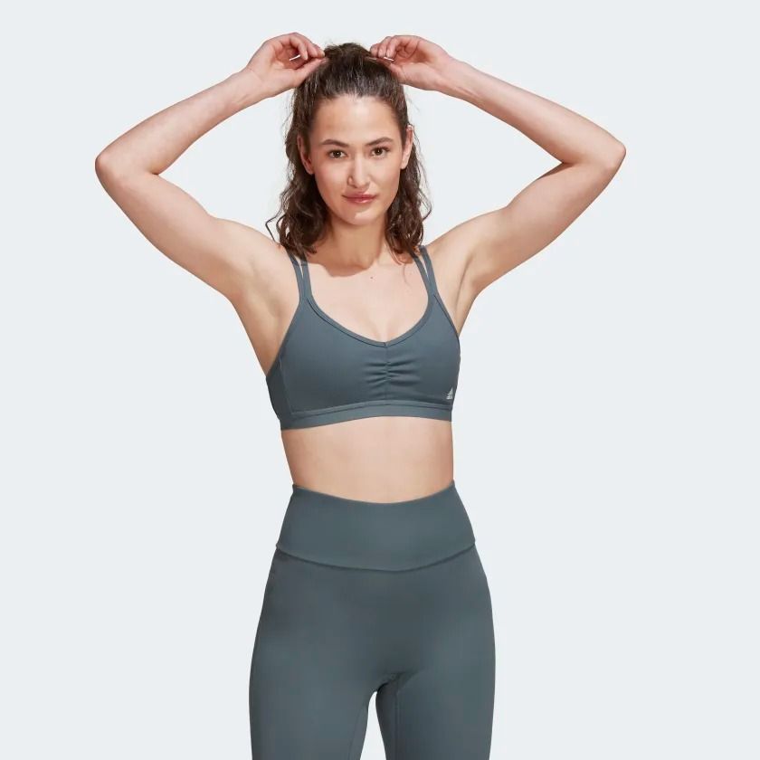 Áo Ngực Thể Thao Tập Luyện Nữ Yo Ess Ls Bra ADIDAS HG3645 giá tốt