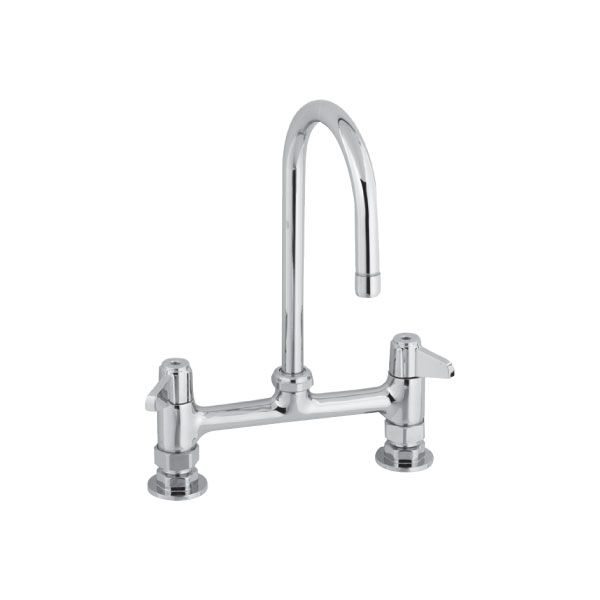 T&S Faucet 8" Center 5-1/2" Gooseneck (Cold-Hot) – United Vision