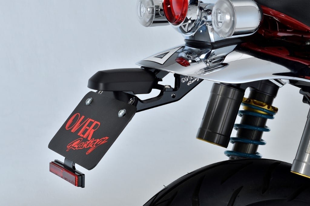 Pát biển số OVER RACING cho Monkey 125 – Sagobi