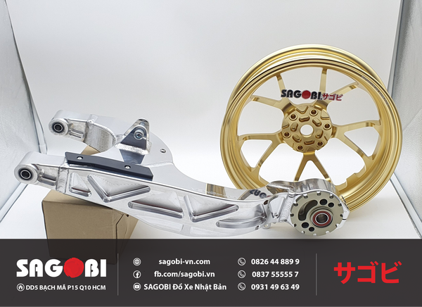 Gắp/ càng sau MONO+GP-TEN OVER RACING (+5cm) cho MSX 125 – Sagobi