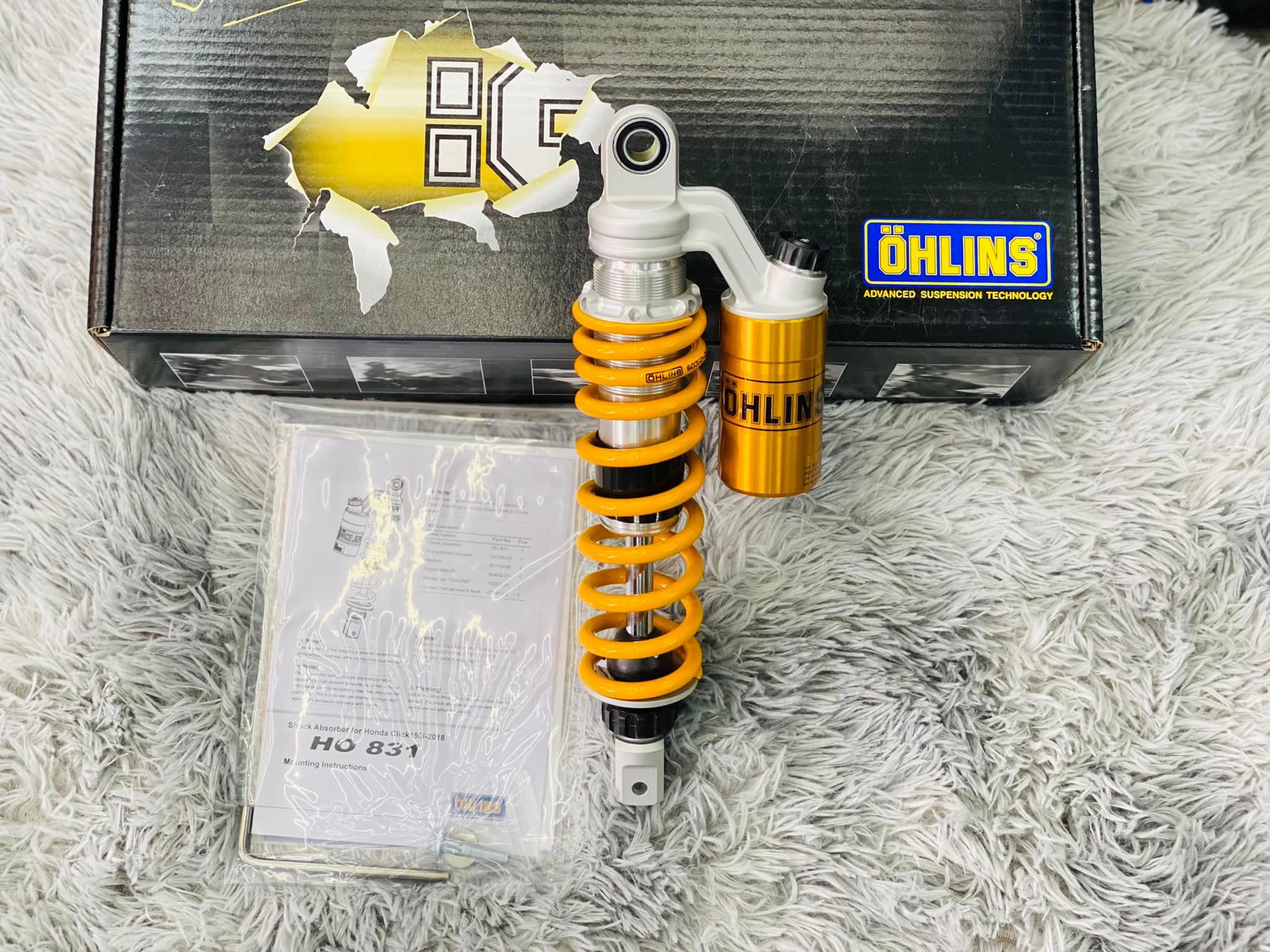 Giảm xóc/ phuộc sau Öhlins STX 36 SCOOTER cho CLICK 150i – Sagobi