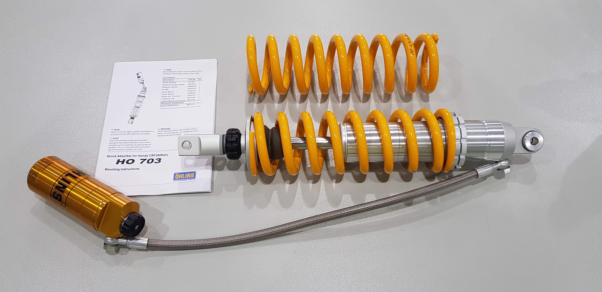 Giảm xóc/ phuộc sau Öhlins STX 46 ADVENTURE cho CRF250 RALLY – Sagobi