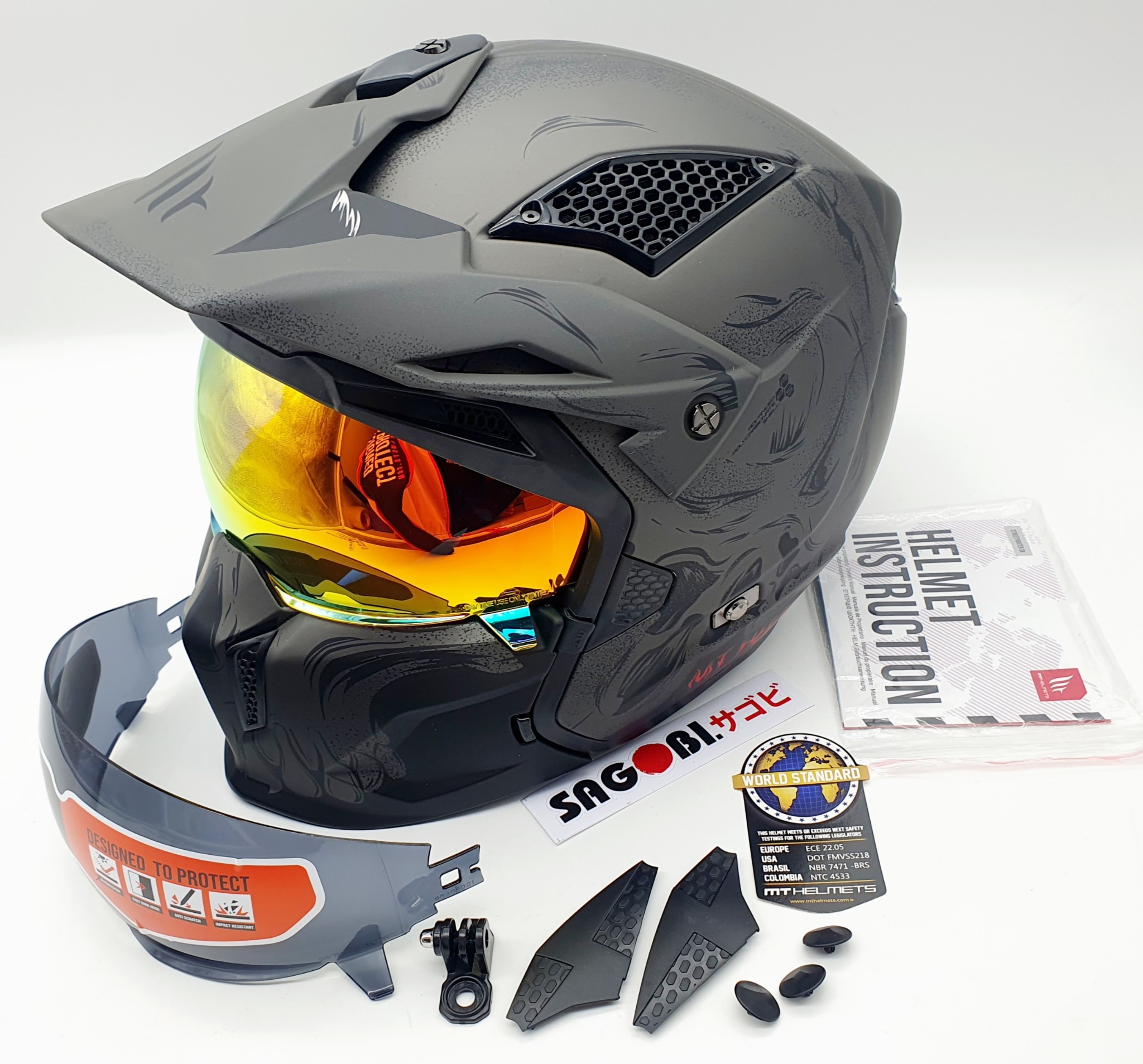 Nón full-face STREETFIGHTER SV – Sagobi