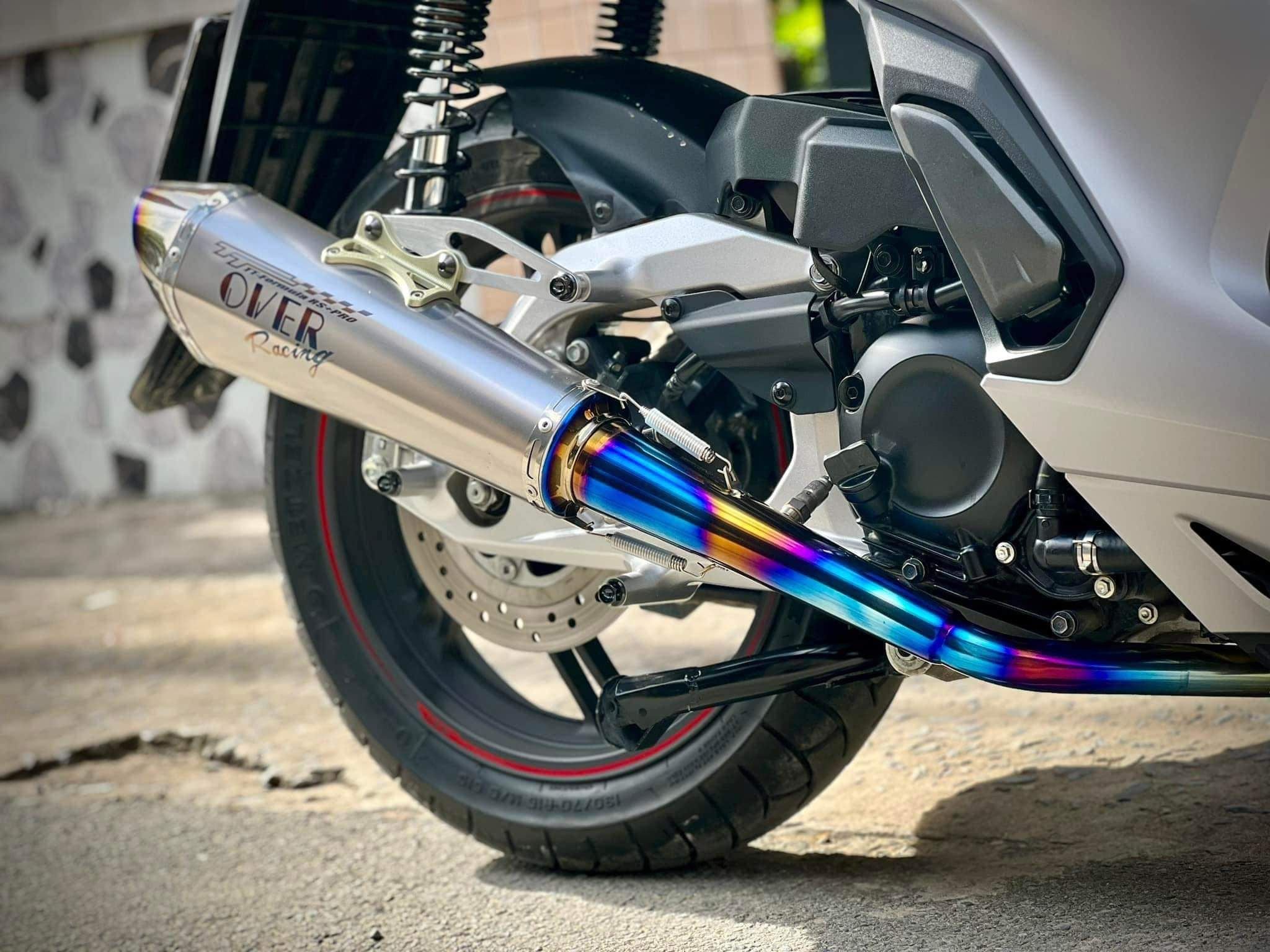 Lon pô OVER RACING TT FORMULA RS+PRO (350mm) cho SH350i, FORZA 350 – Sagobi