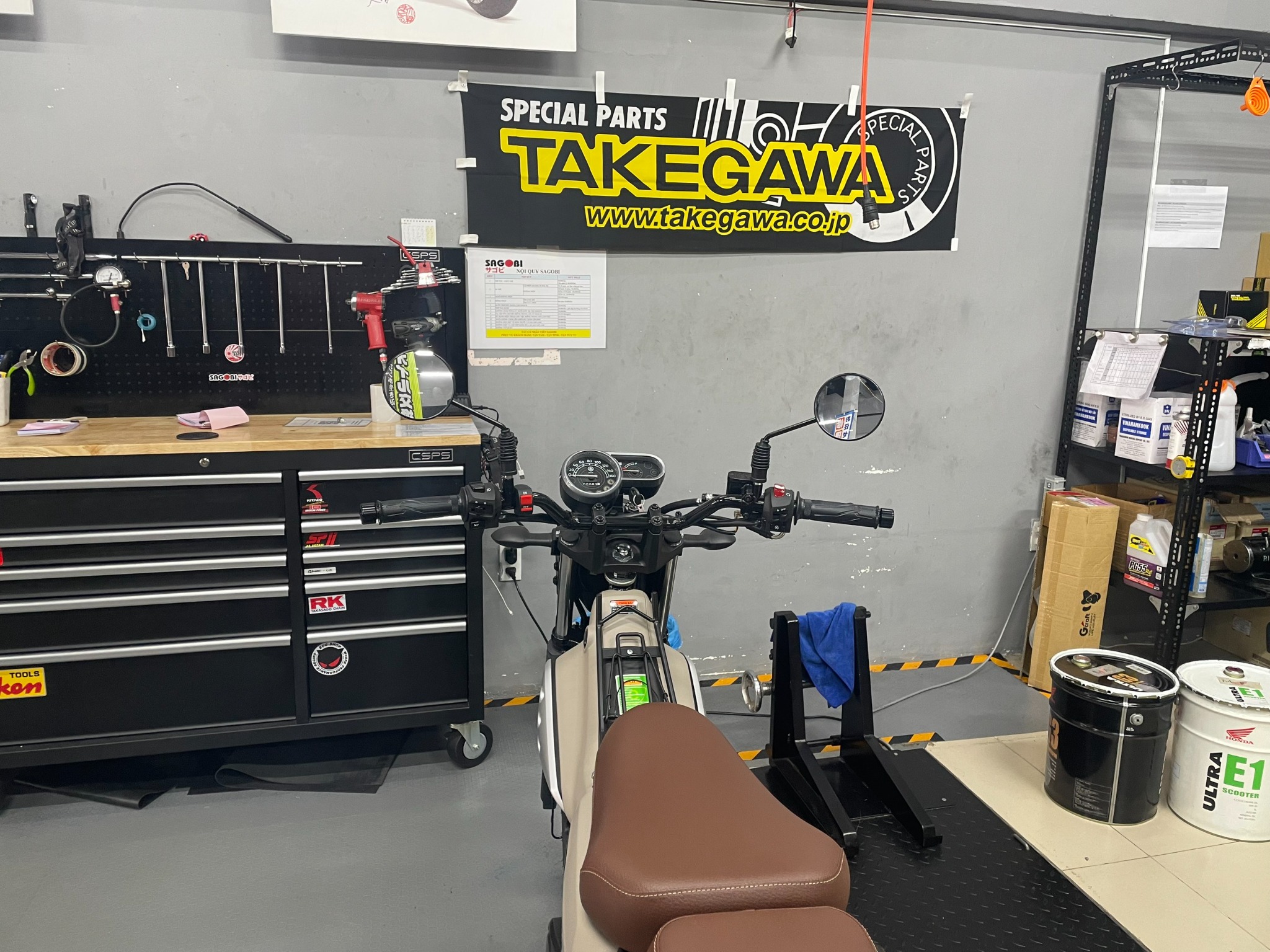 Kính chiếu hậu TANAX NAPOLEON RADICAL – Sagobi