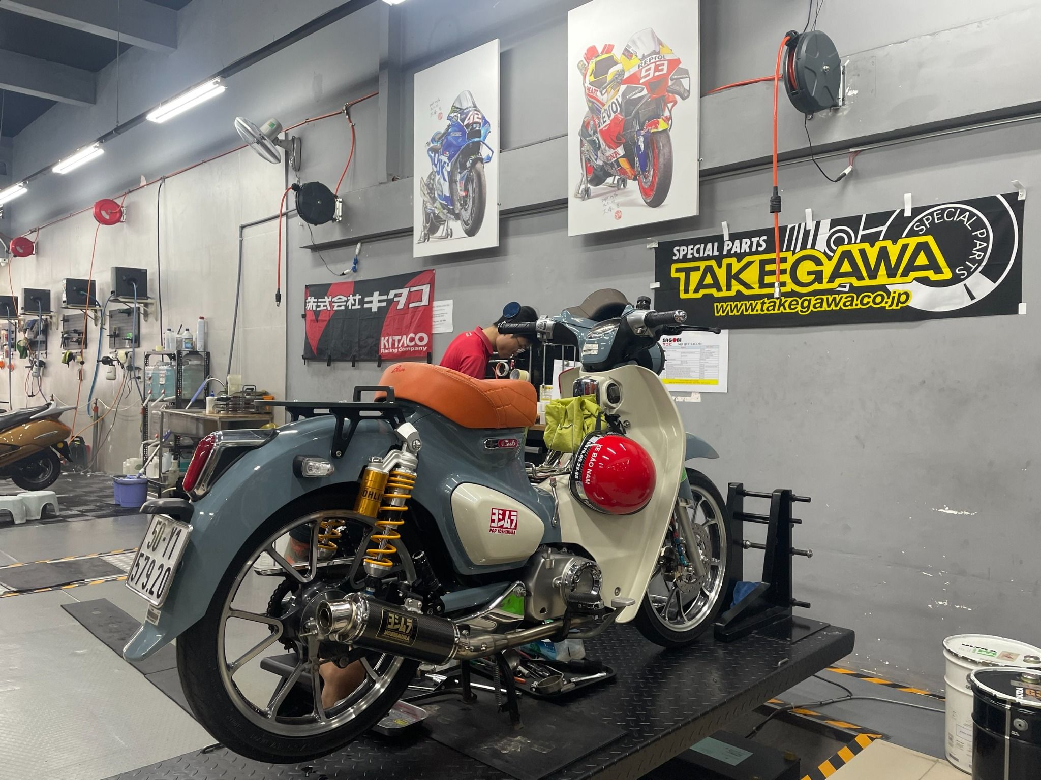 Pô YOSHIMURA GP-MAGNUM cho CUB 125 – Sagobi