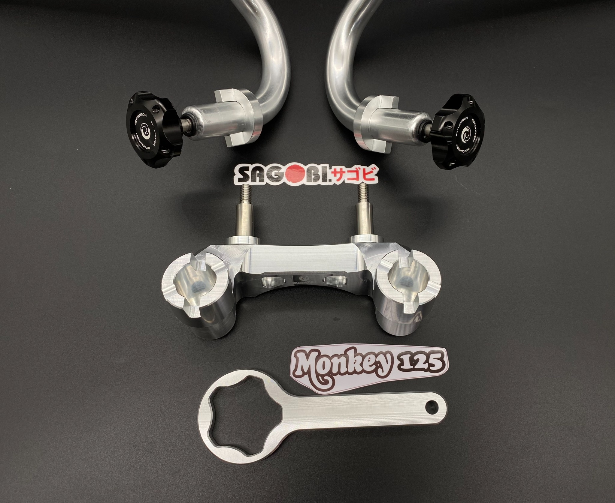 Ghi đông tay lái REVOLUTION cho MONKEY, DAX 125 – Sagobi