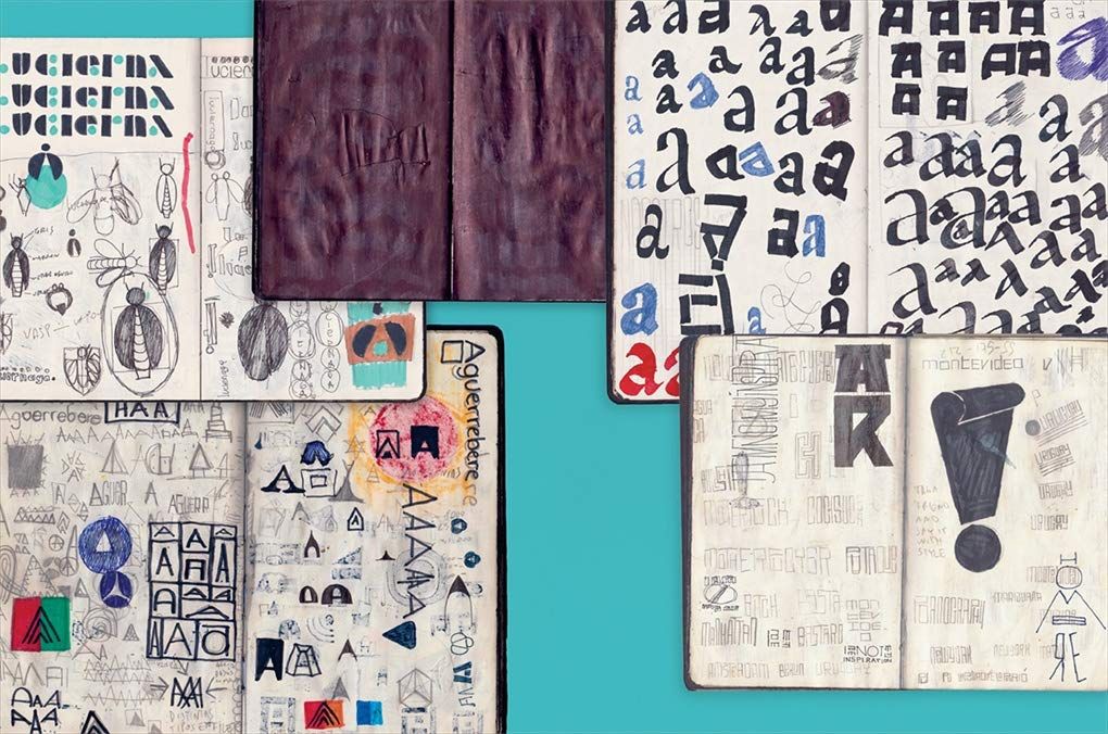 Free Hand New Typography Sketchbooks_Steven Heller_9780500294277_Thame ...