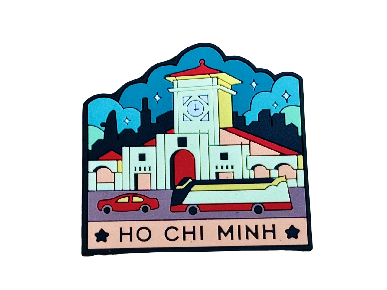 Rubber Magnet - Ho Chi Minh City – ARTBOOK Rubber Magnet - Ho Chi Minh City – ARTBOOK