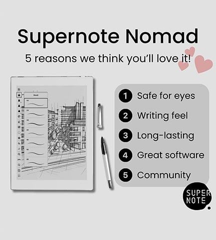 Máy Supernote Nomad A6X2 Chính Hãng – Kindle Saigon