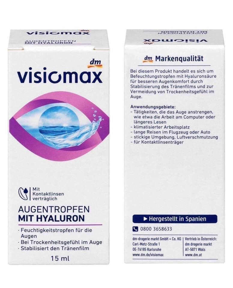 THUỐC NHỎ MẮT - VISIOMAX – Anh Thư Hàng Đức