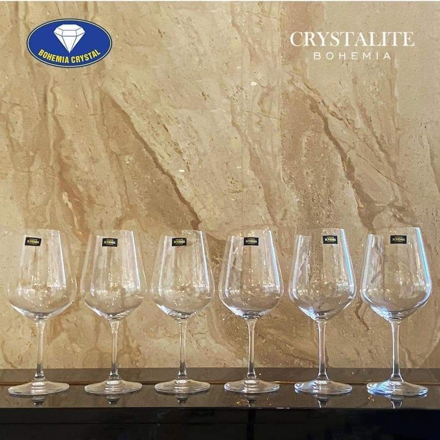 Bộ 6 Ly Rượu Vang Crystalite Bohemia Strix 580ml – Anh Thư Hàng Đức