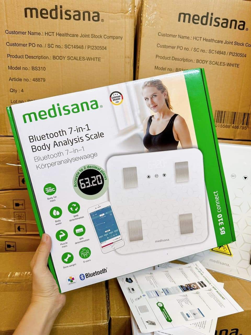 Cân Điện Tử 7 Trong 1 Medisana BS 310 – Anh Thư Hàng Đức