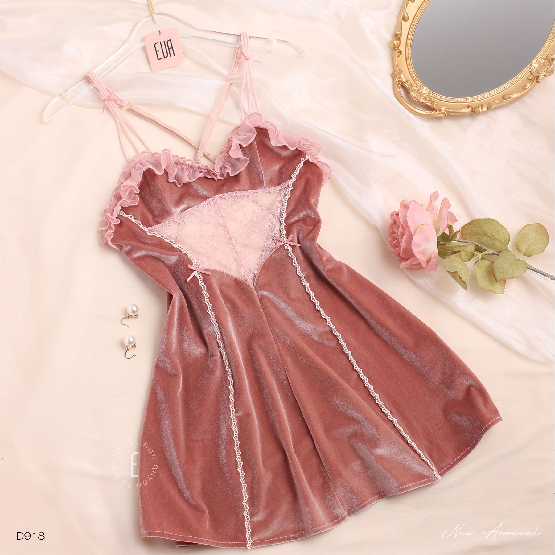 Velvet Dress D918 – Eva Store