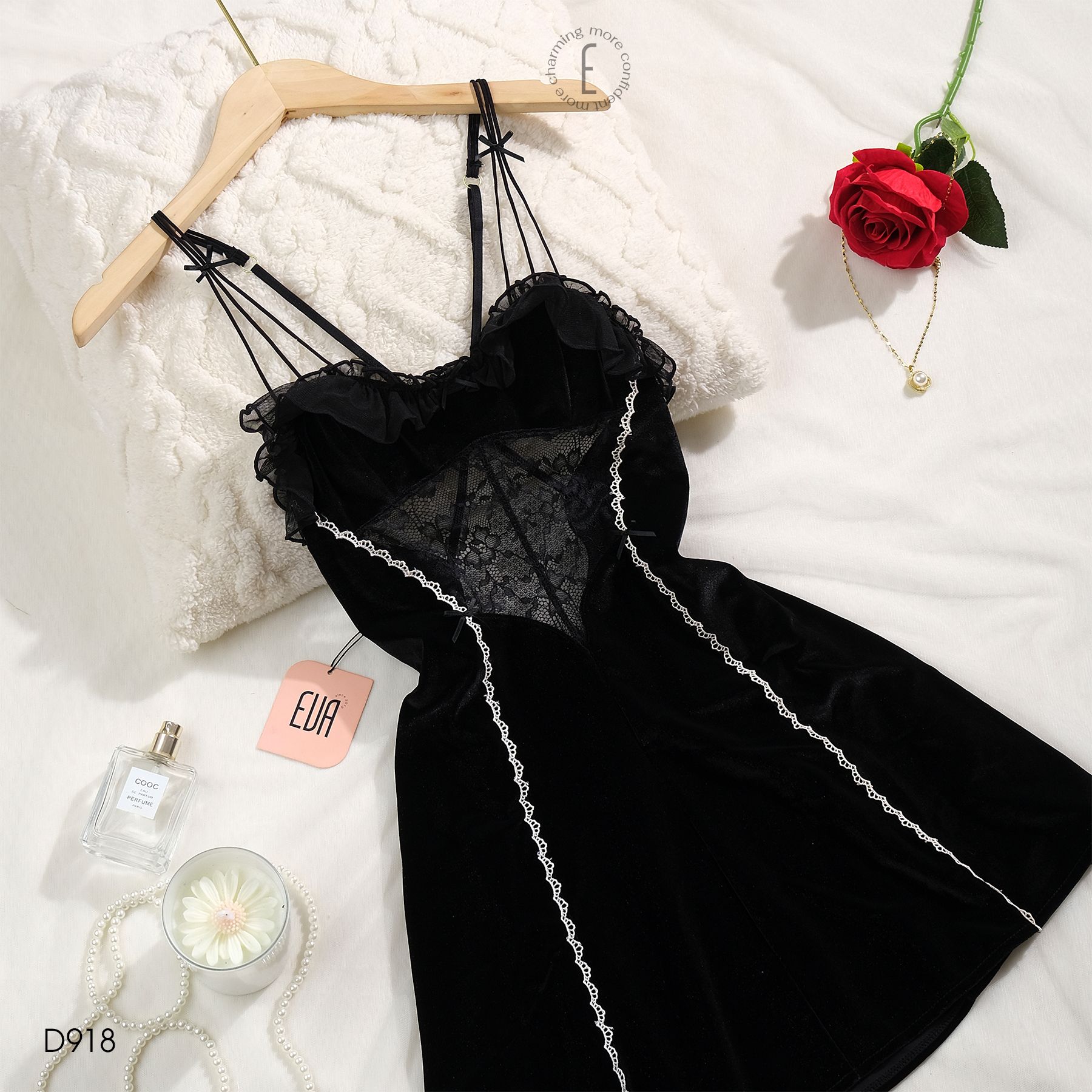 Velvet Dress D918 – Eva Store