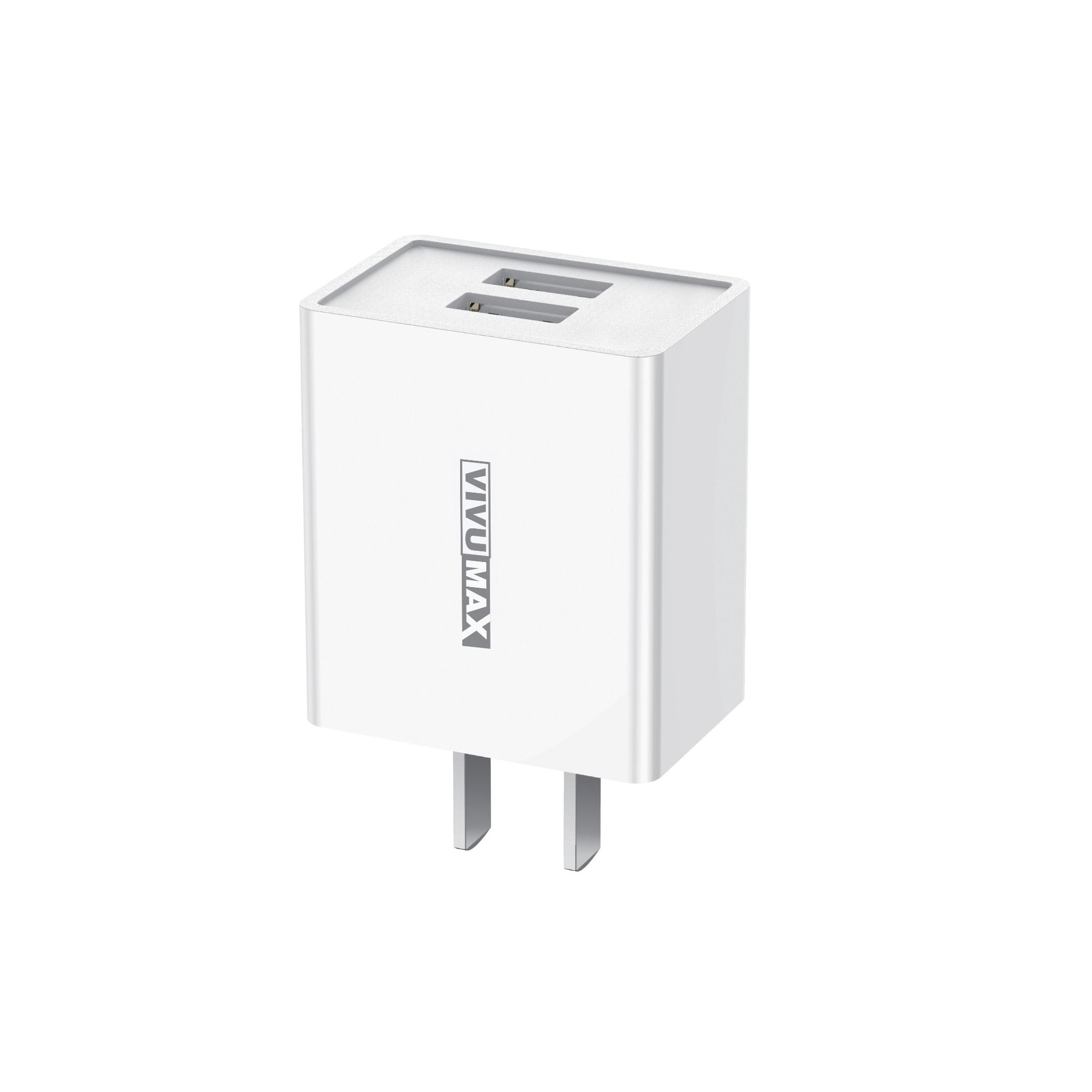 Củ sạc nhanh 2 cổng USB Vivumax CH32 5V/2.4A - màu trắng – Phụ kiện Vivumax