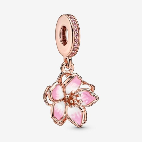 Charm Pandora Moments Mạ Vàng Hồng 14k Hoa Anh Đào – Pandora Việt Nam