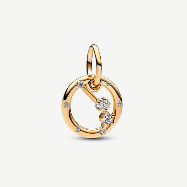 Charm Mạ Vàng 14k Pandora Moments Móc Cài Chòm Sao Bạch Dương – Pandora ...
