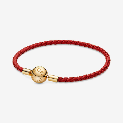 Vòng Pandora Moments Mạ Vàng Hồng 14K Khóa Tim Tròn – Pandora Việt Nam