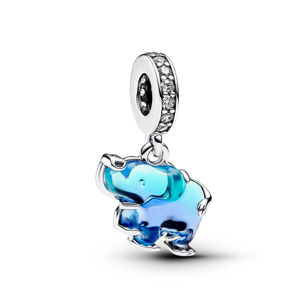 Charm Treo Pandora Moments Hình Chú Voi Đính Đá Xanh Dương – Pandora ...