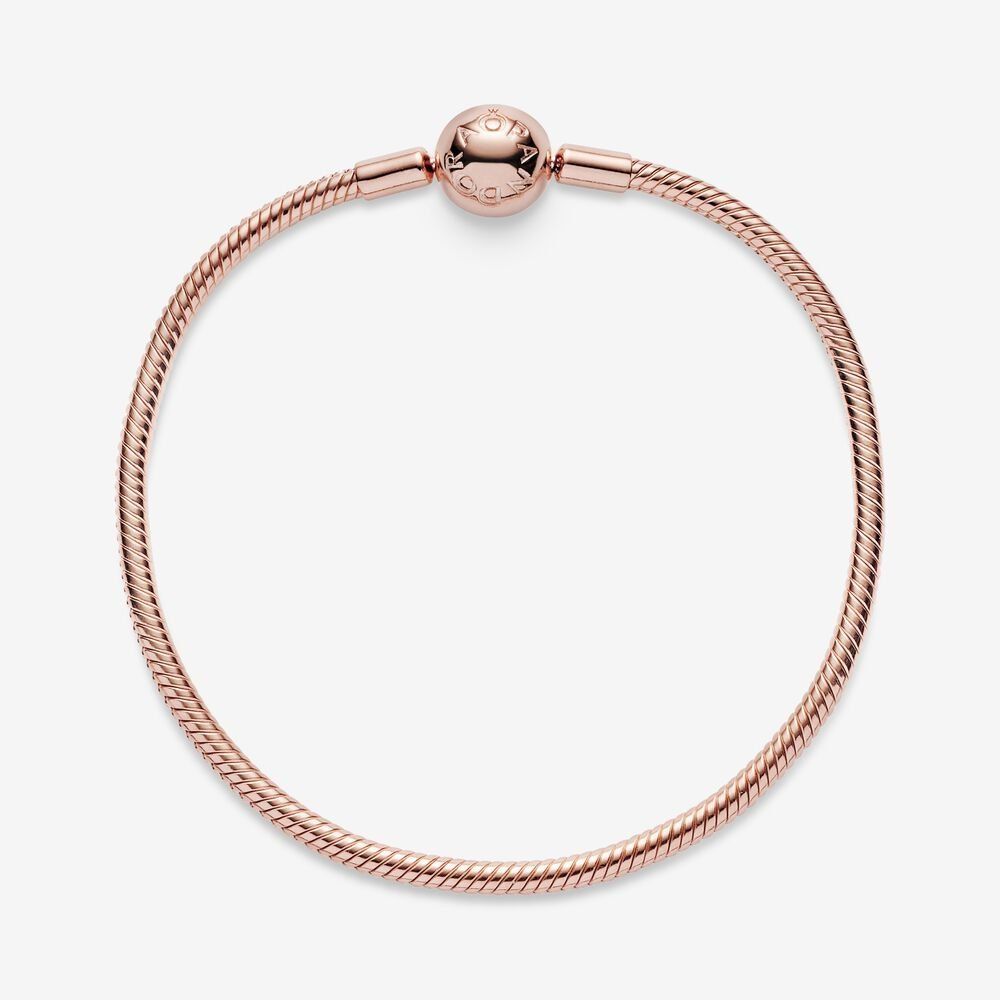 Vòng Pandora Moments Mạ Vàng Hồng 14k Khóa Tròn – Pandora Việt Nam