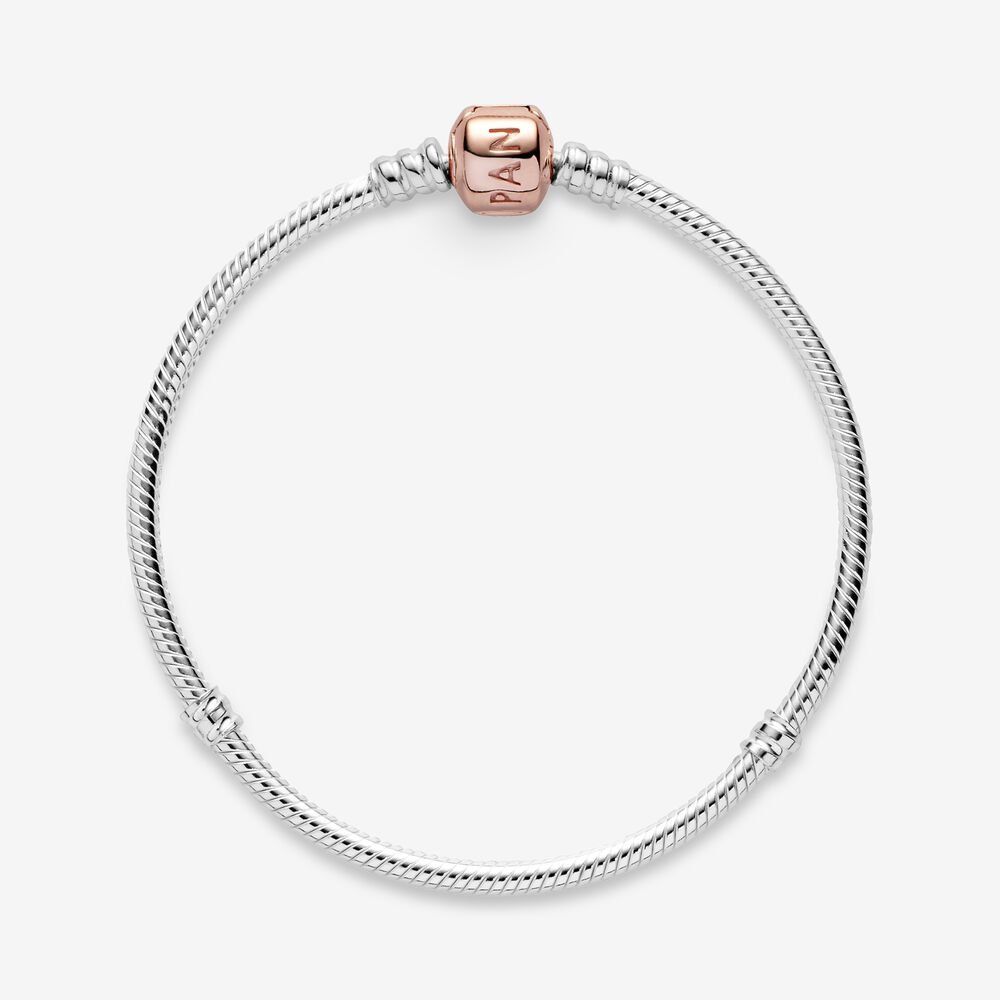 Vòng Pandora Moments Khóa HV Mạ Vàng Hồng 14k – Pandora Việt Nam