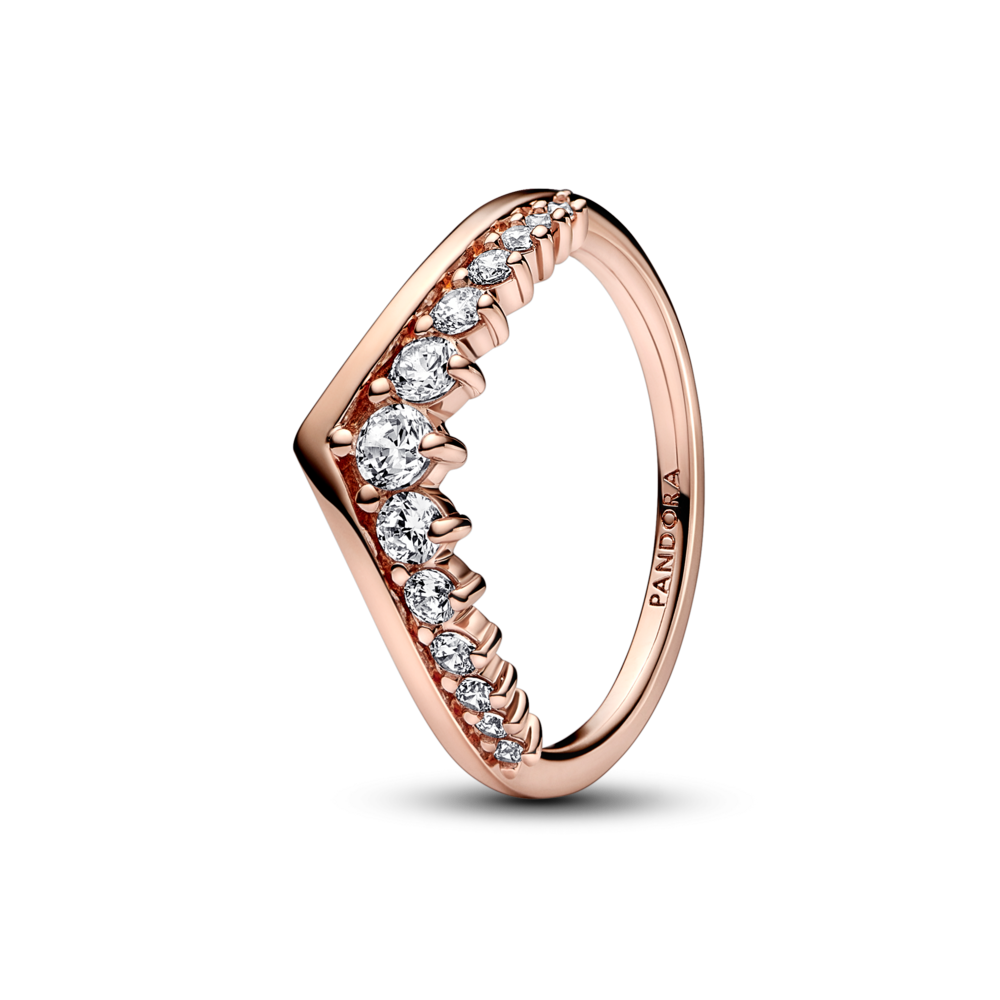 Nhẫn Pandora Mạ Vàng Hồng Hình Vương Miện – Pandora Việt Nam