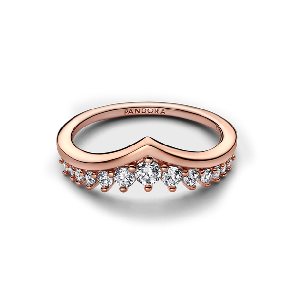Nhẫn Bạc Pandora Mạ Vàng Hồng Hình Vương Miện – Pandora Việt Nam
