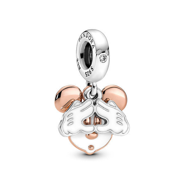 Charm Disney x Pandora Mạ Vàng Hồng Nhân Vật Mickey – Pandora Việt Nam