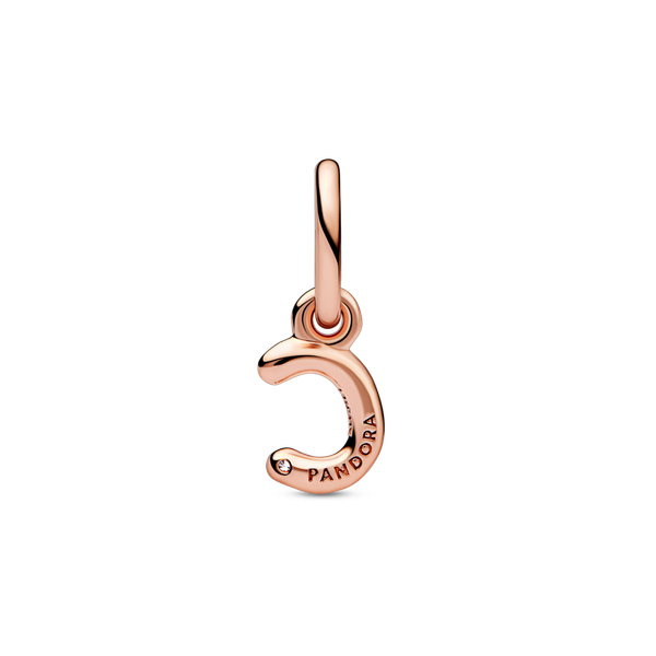 Charm Pandora Moments Mạ Vàng Hồng 14K Chữ C – Pandora Việt Nam